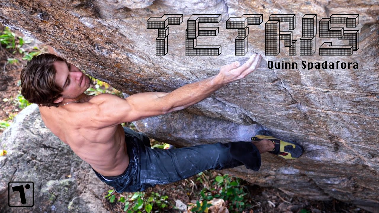 Quinn Spadafora sends "Tetris" V12 at Wild Basin - YouTube