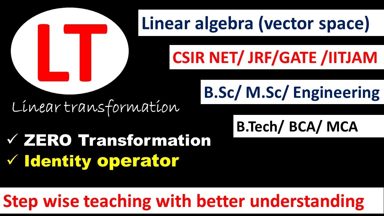 LT 4 #zero_transformation #linear_operator #linear_transformation # ...