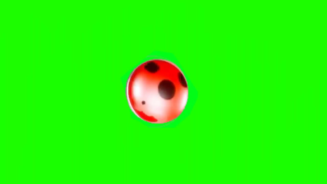 Ladybug Earring green screen 2 - YouTube