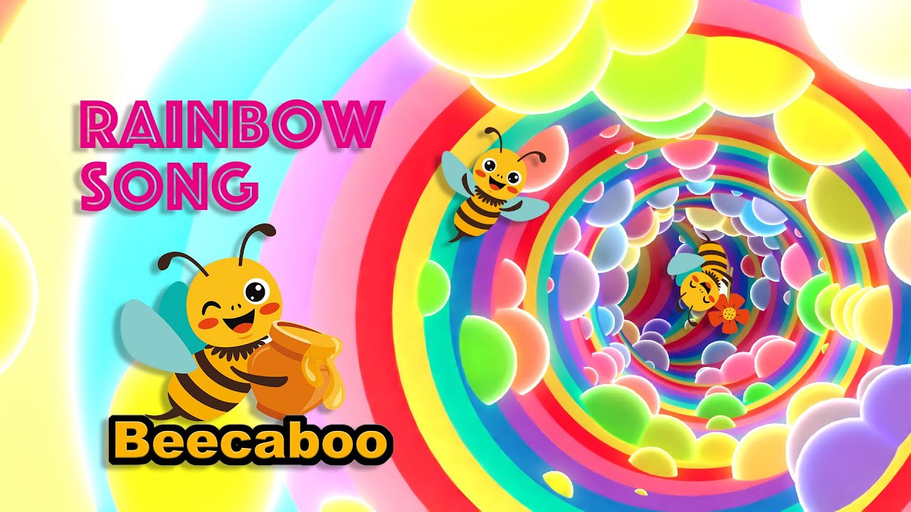Rainbow Song | Color song | Nursery Rhymes with lyrics | kids Dance ...