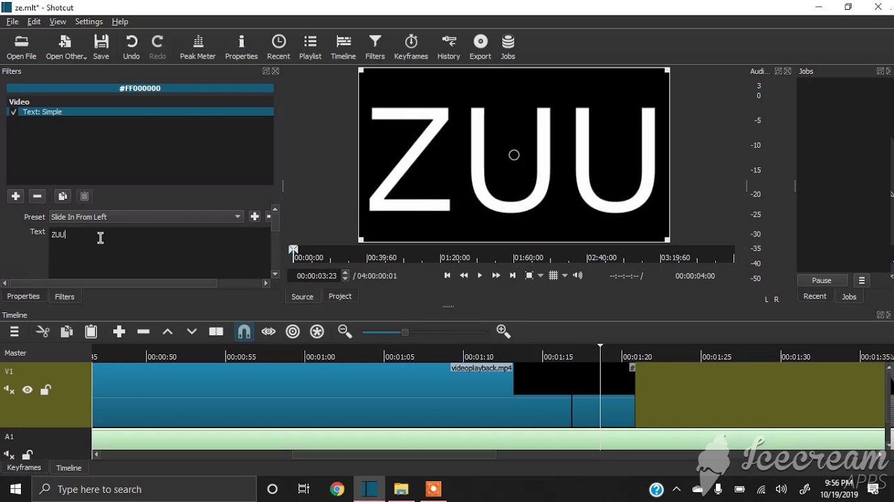 shotcut lesson 3 #easy method #free software - YouTube