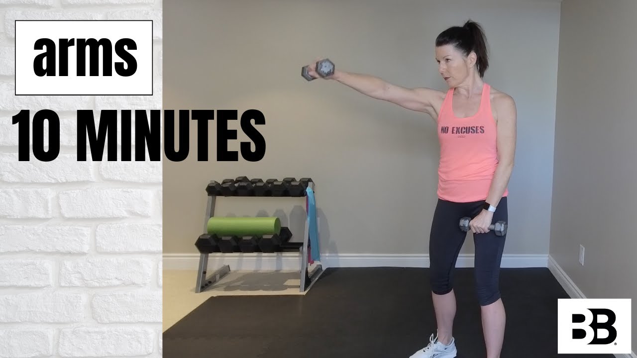 10 min arm workout - YouTube
