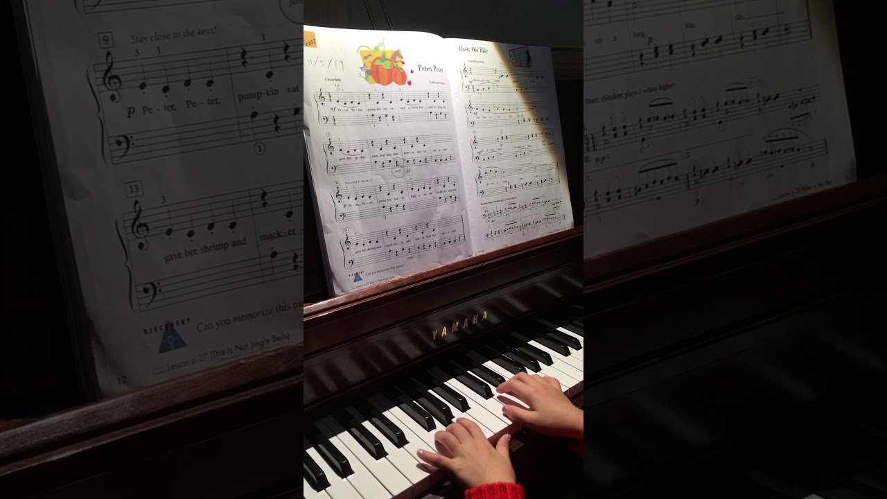 Peter Peter- piano Adventure level 1 - YouTube