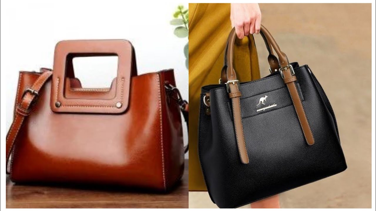 soo beautiful 😍 amazing leather handbag 👜 designing ideas - YouTube