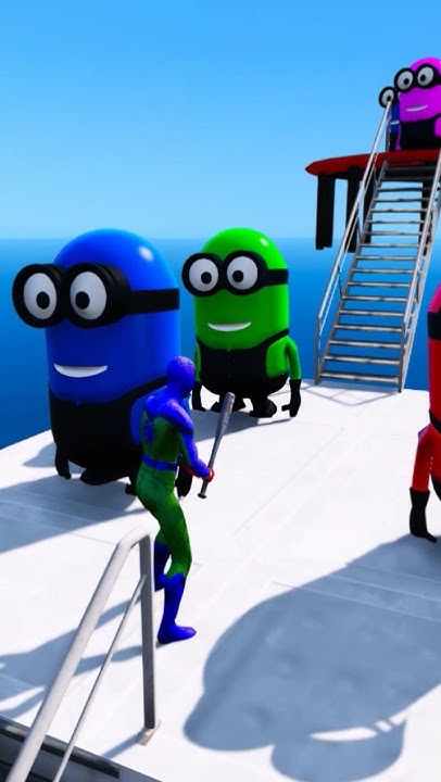 GTA 5 Epic Ragdolls | Spider-Man Vs Superheroes Jumps/Fails Ep.,73# ...