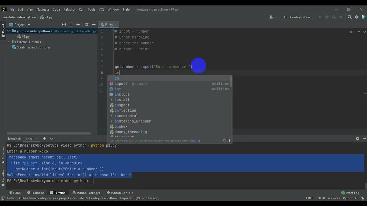 Practical Task | Python Tutorial - YouTube