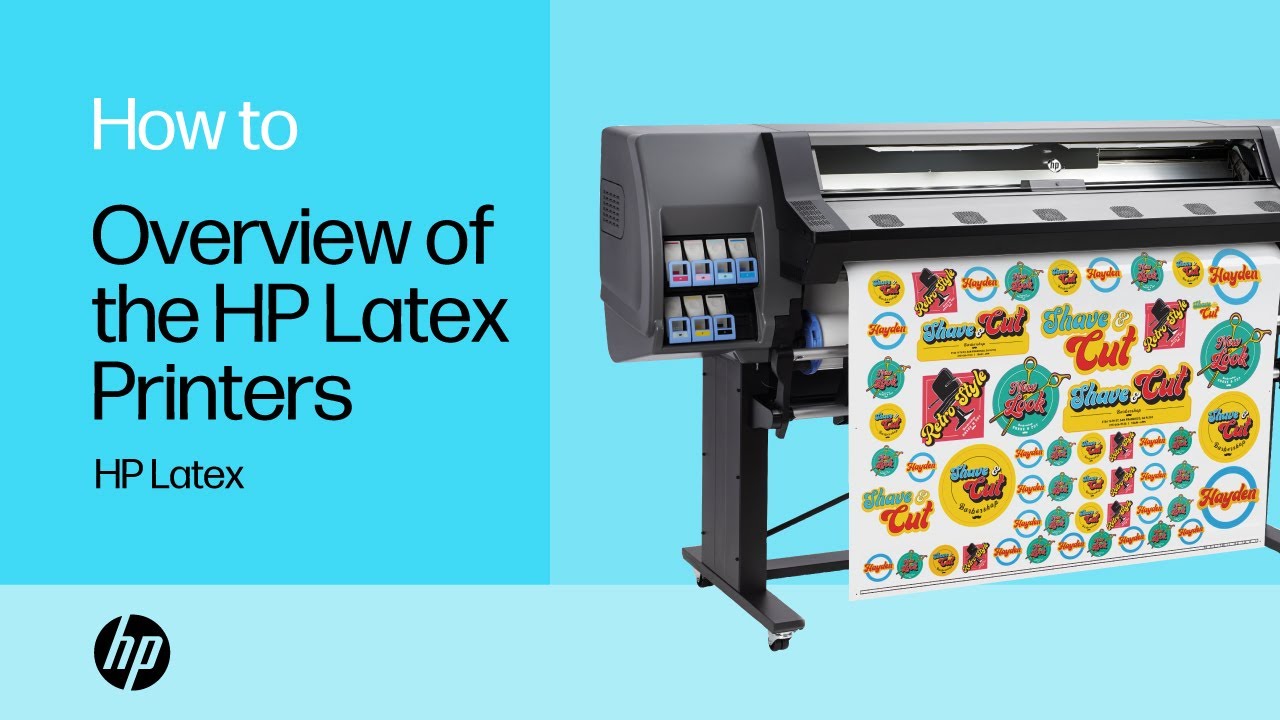 Overview of the HP Latex Printers | HP Latex | HP Support - YouTube