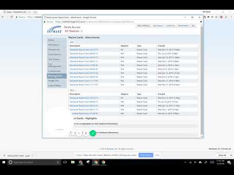 eSigning School Report Card in Skyward - YouTube