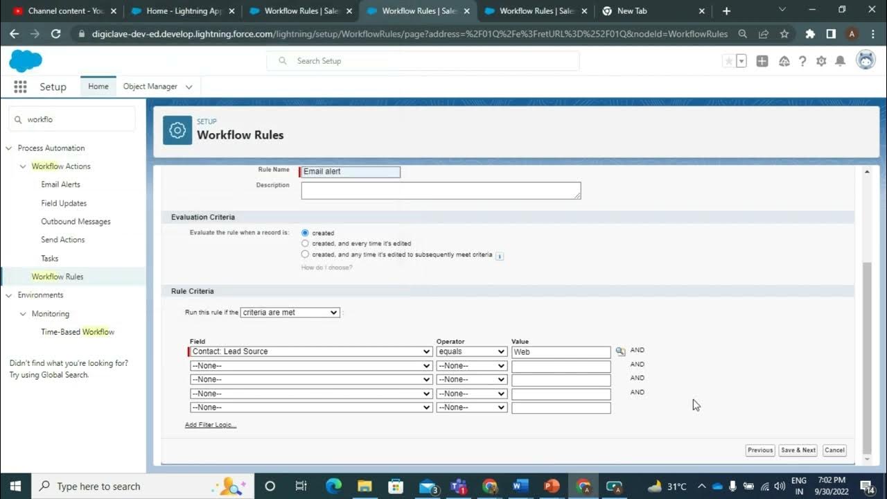 How To Create Time Dependent Workflow Youtube