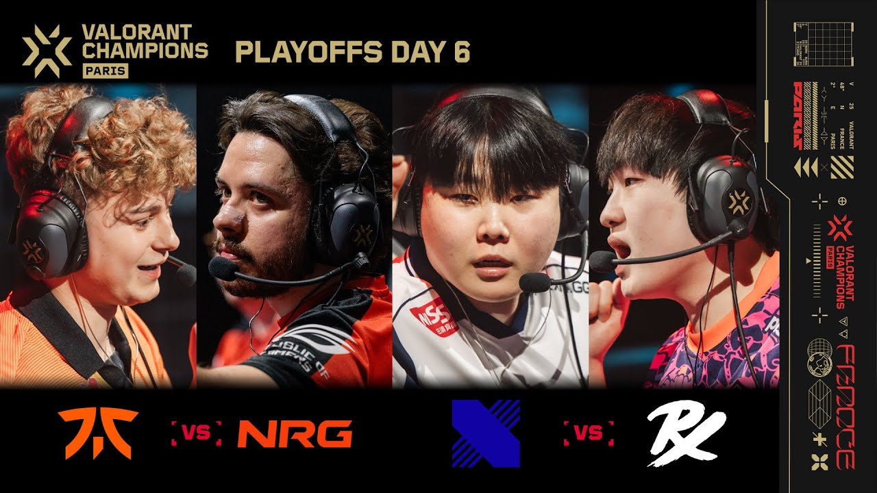 [TH] DRX vs PRX - VALORANT Champions Paris - Playoffs - Day 6 - YouTube