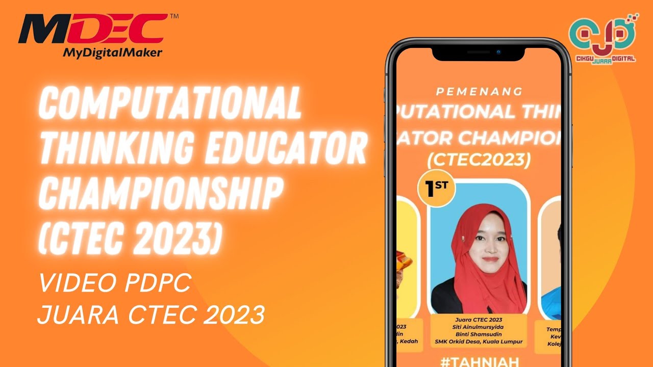 COMPUTATIONAL THINKING EDUCATOR CHAMPIONSHIP (CTEC) 2023 - YouTube