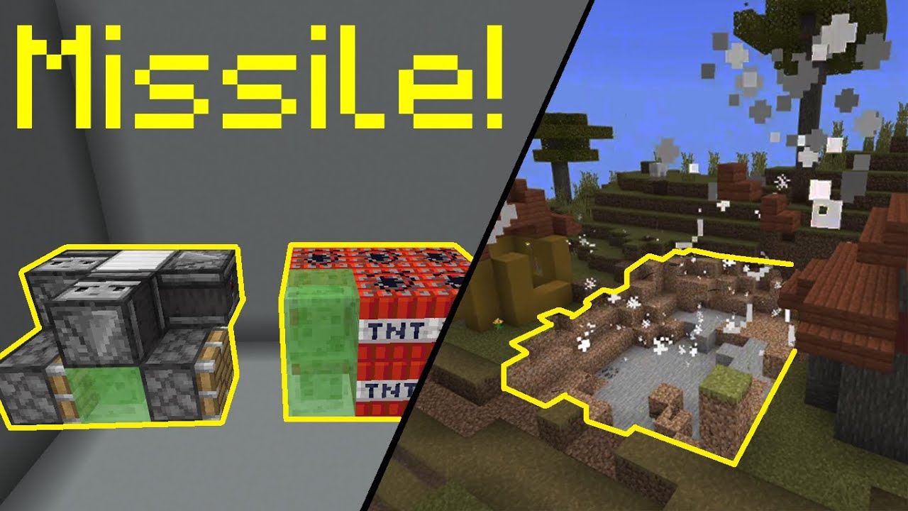 Easy 1.20 TNT MISSILE Tutorial in Minecraft Bedrock Edition! - YouTube