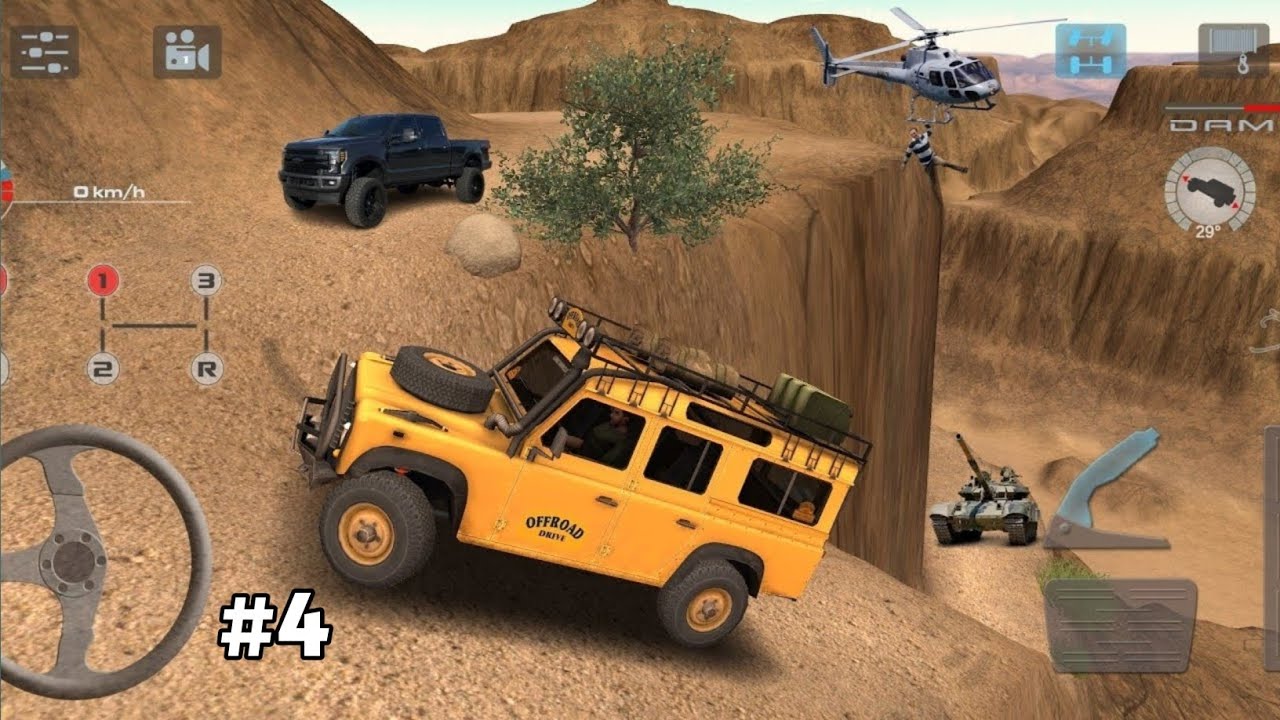 Off-road Drive Dessert - Land Rover Defender 110 level 7 - YouTube