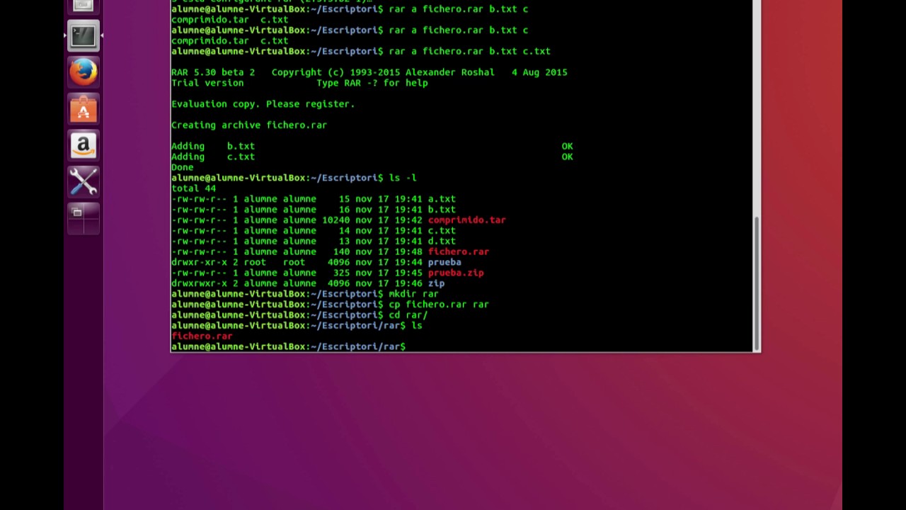 Tarballs en Linux - YouTube