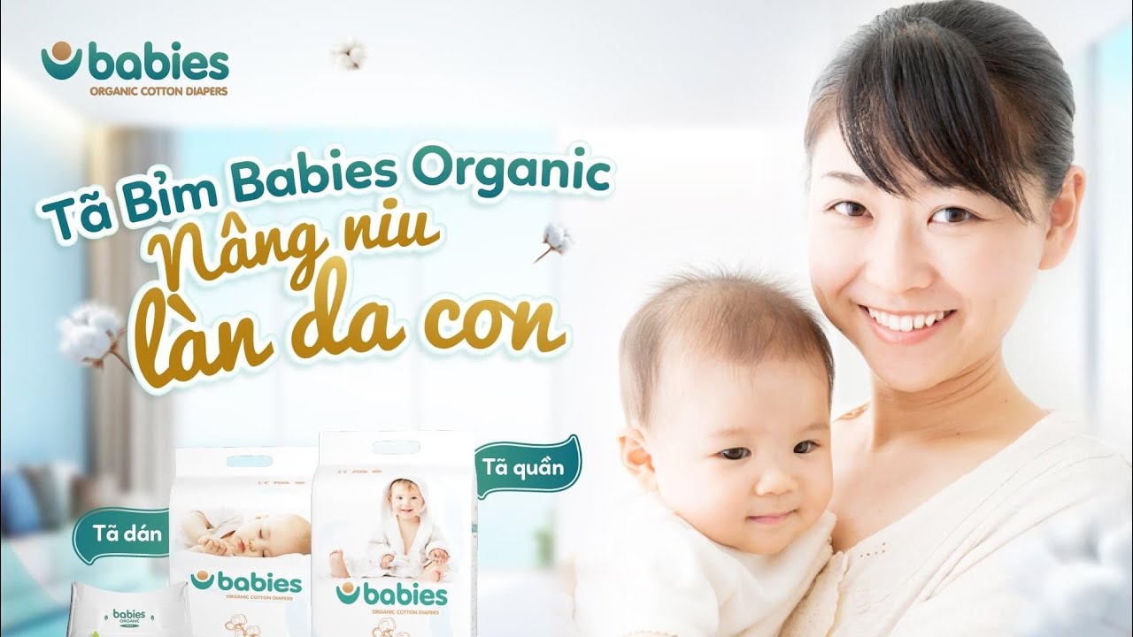Tã bỉm Babies Organic - YouTube