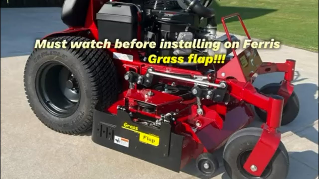 Grass flap review must watch if you have a Ferris #lawncare # ...