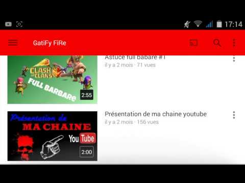 Présentation de chaîne #1 gatiFY fire déd à lui. - YouTube