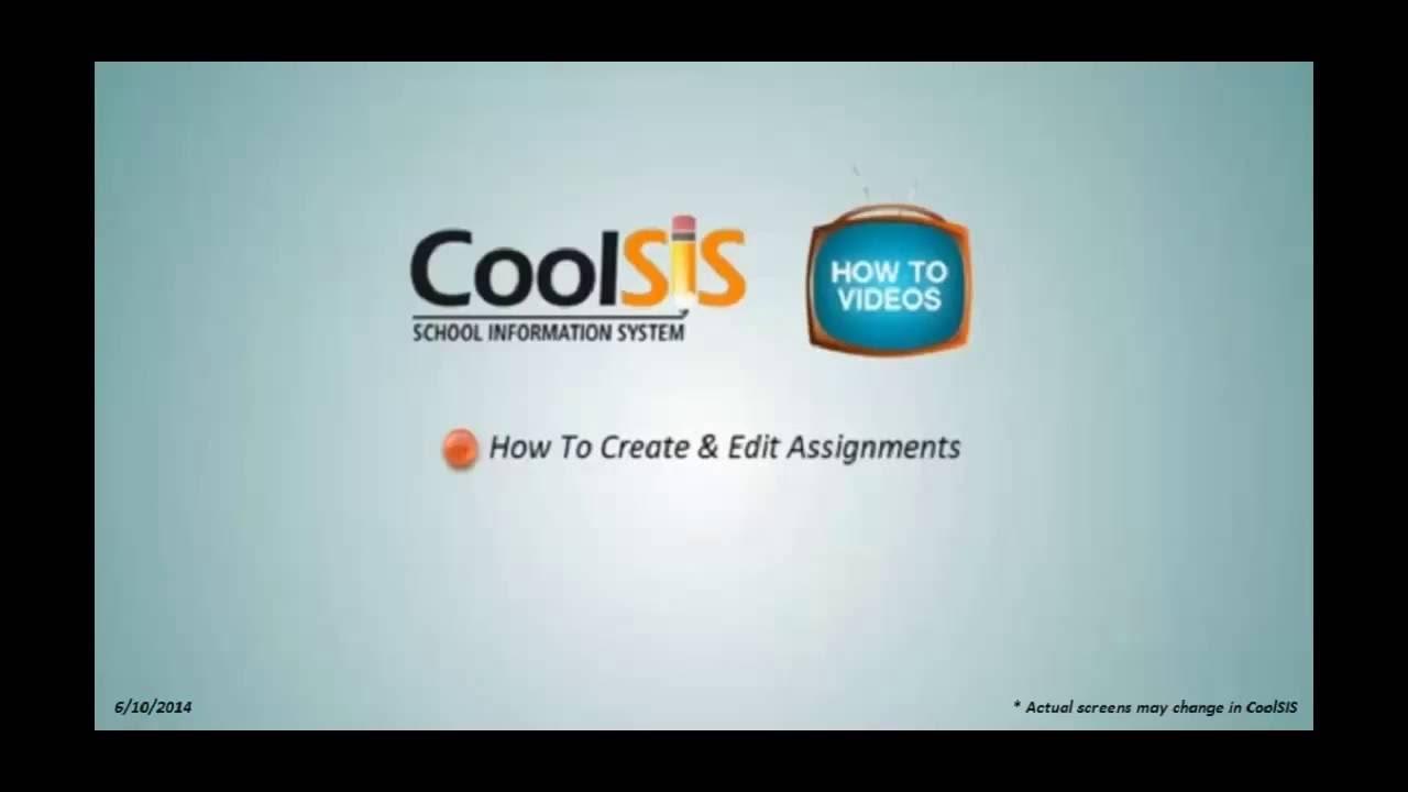 How to create and edit assignments - YouTube