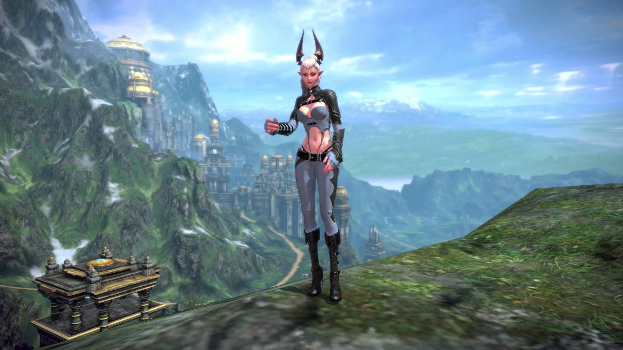 TERA - Castanic Female - Dyeable Nightwalker Armour - YouTube
