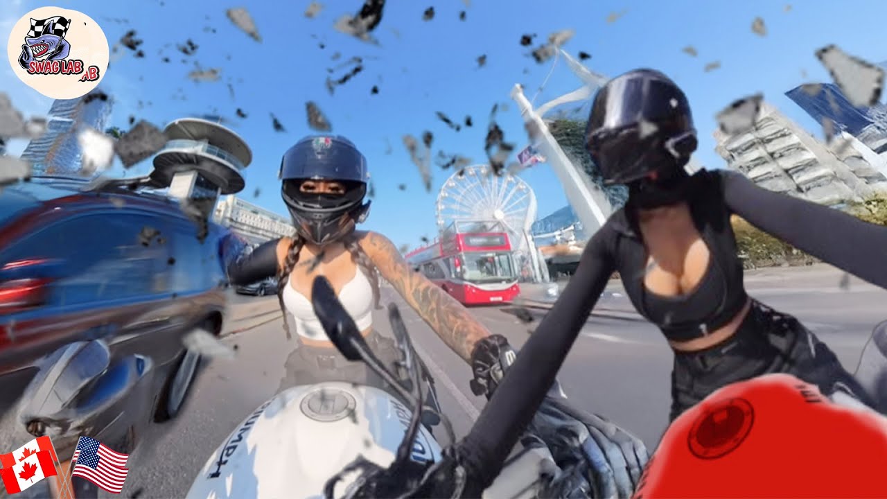 CRAZIEST GIRL MOTORCYCLE CRASHES | BRUTAL & EPIC Motorcycle Beginner ...