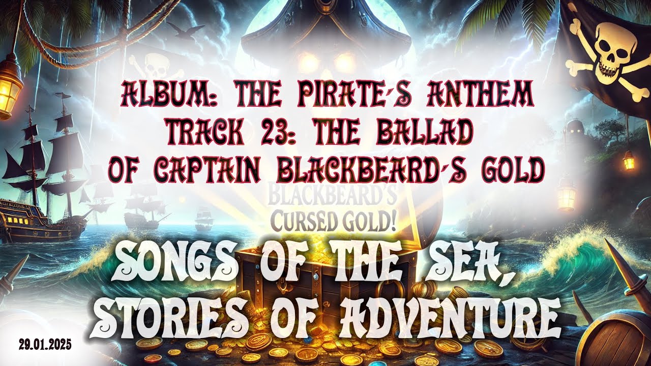 💀 Blackbeard’s Cursed Gold! 🏴‍☠️ A Rollickin’ Sea Shanty Full o’ Danger ...