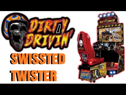 DIRTY DRIVIN' Swissted Twister ARCADE RACING GAME - YouTube