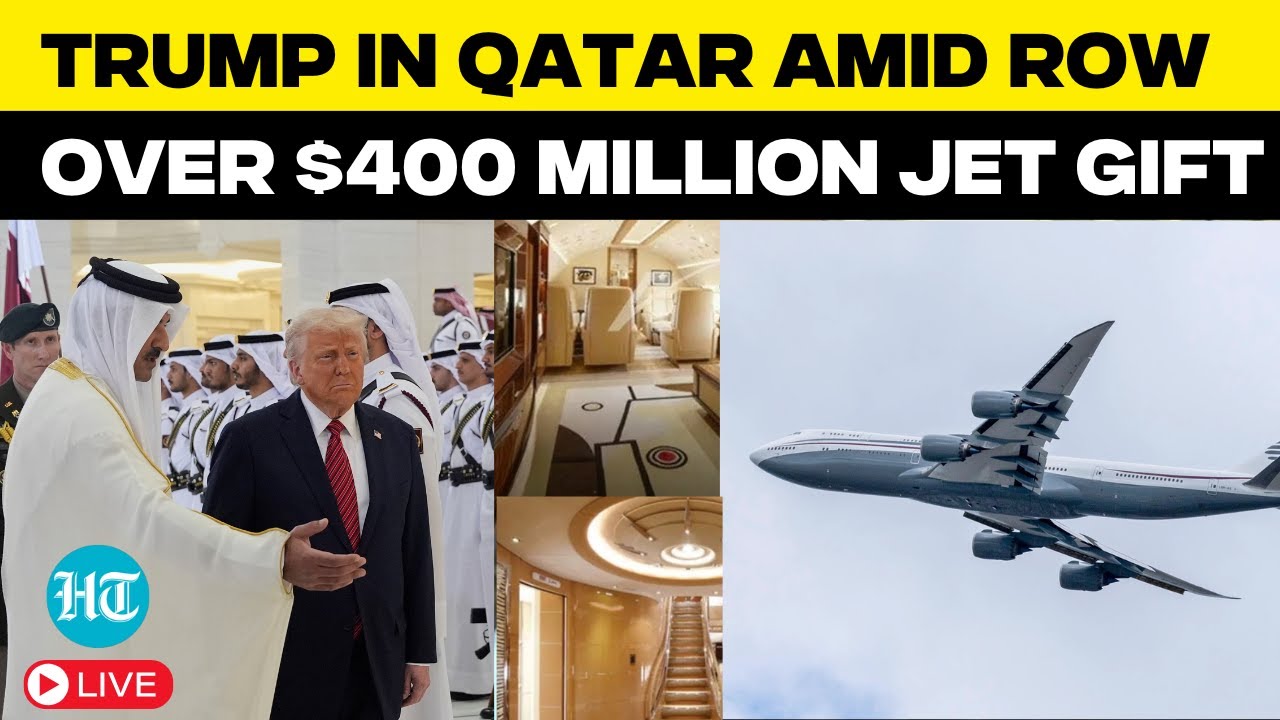 Trump in Qatar LIVE: Trump Visits Qatar as Controversy Grows Over Jet ...