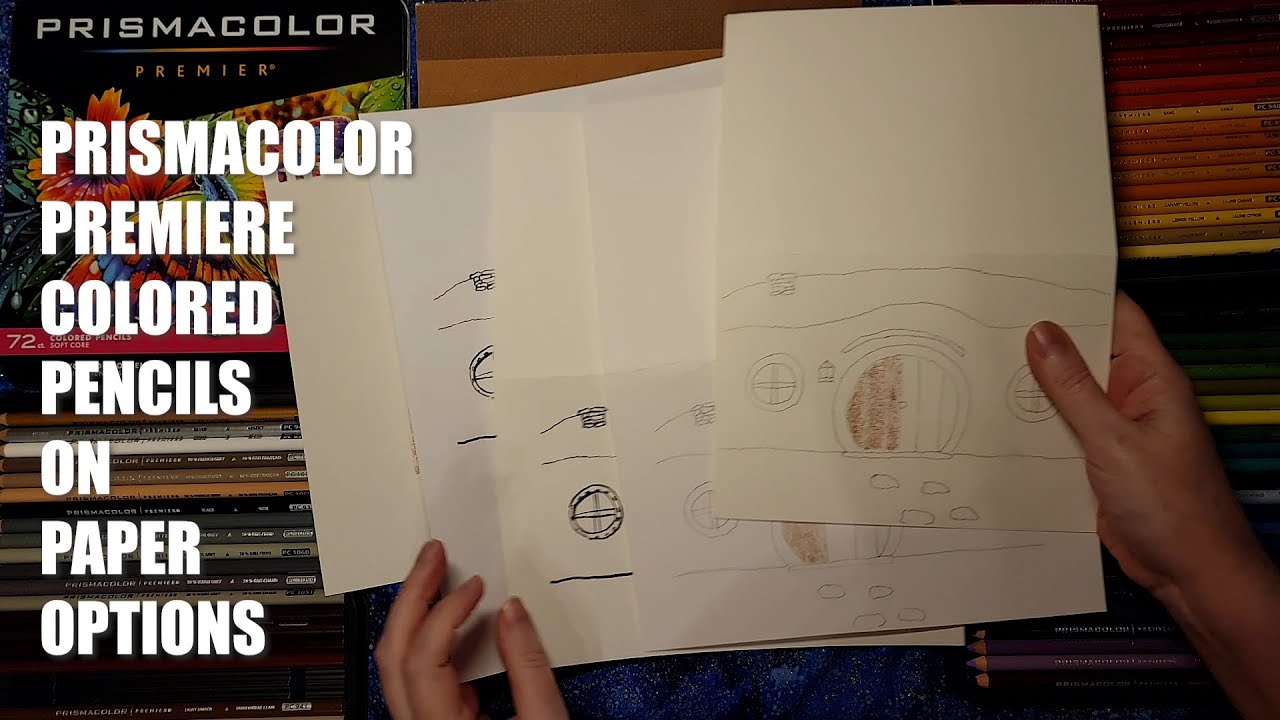 PrismaColor Premier Colored Pencils on Various Papers - Watercolor ...