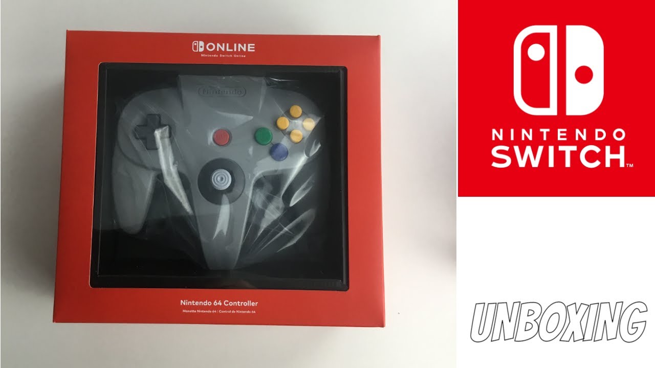 NINTENDO 64 CONTROLLER NINTENDO SWITCH ONLINE UNBOXING - YouTube