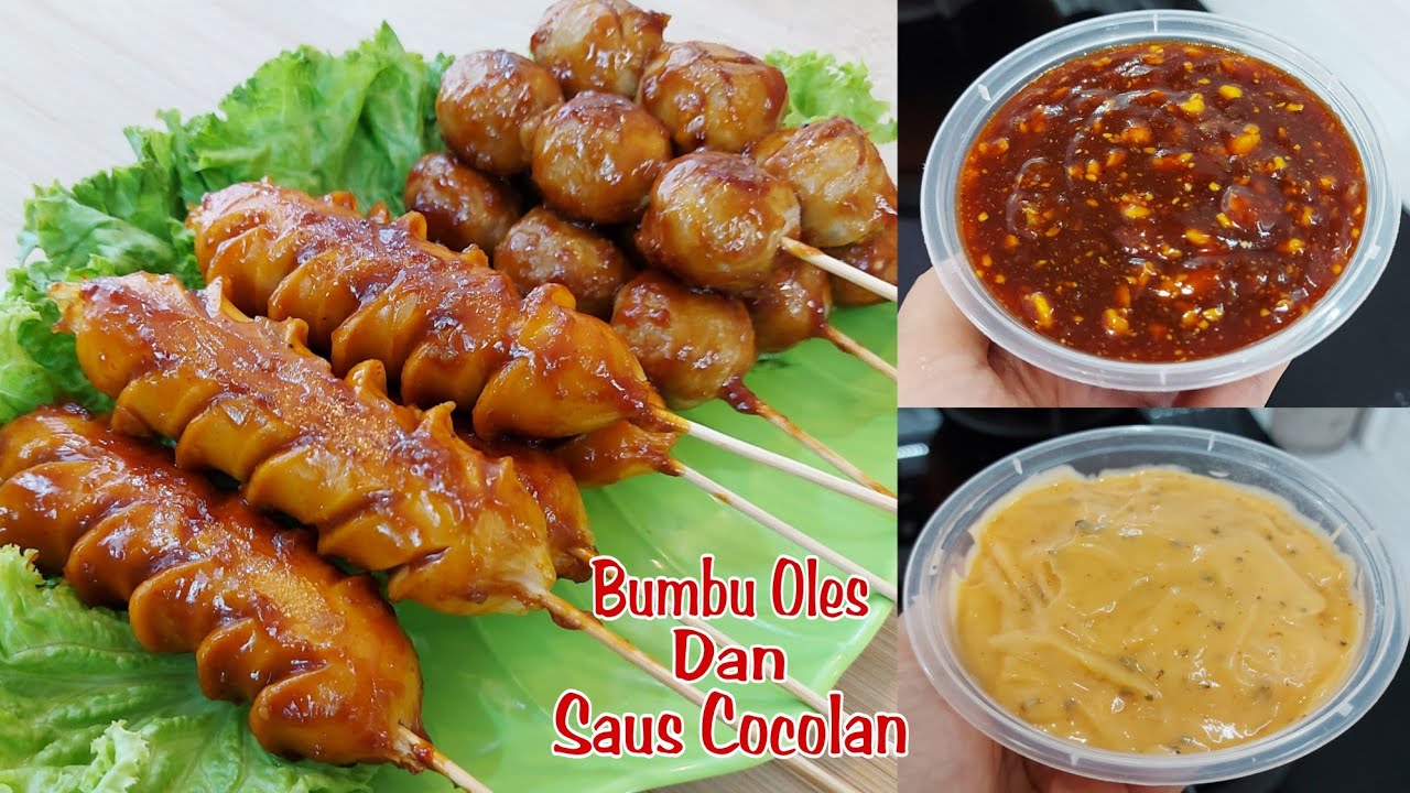 RESEP BUMBU OLES + SAUS COCOLAN SOSIS DAN BAKSO BAKAR... SPILL MEREK ...