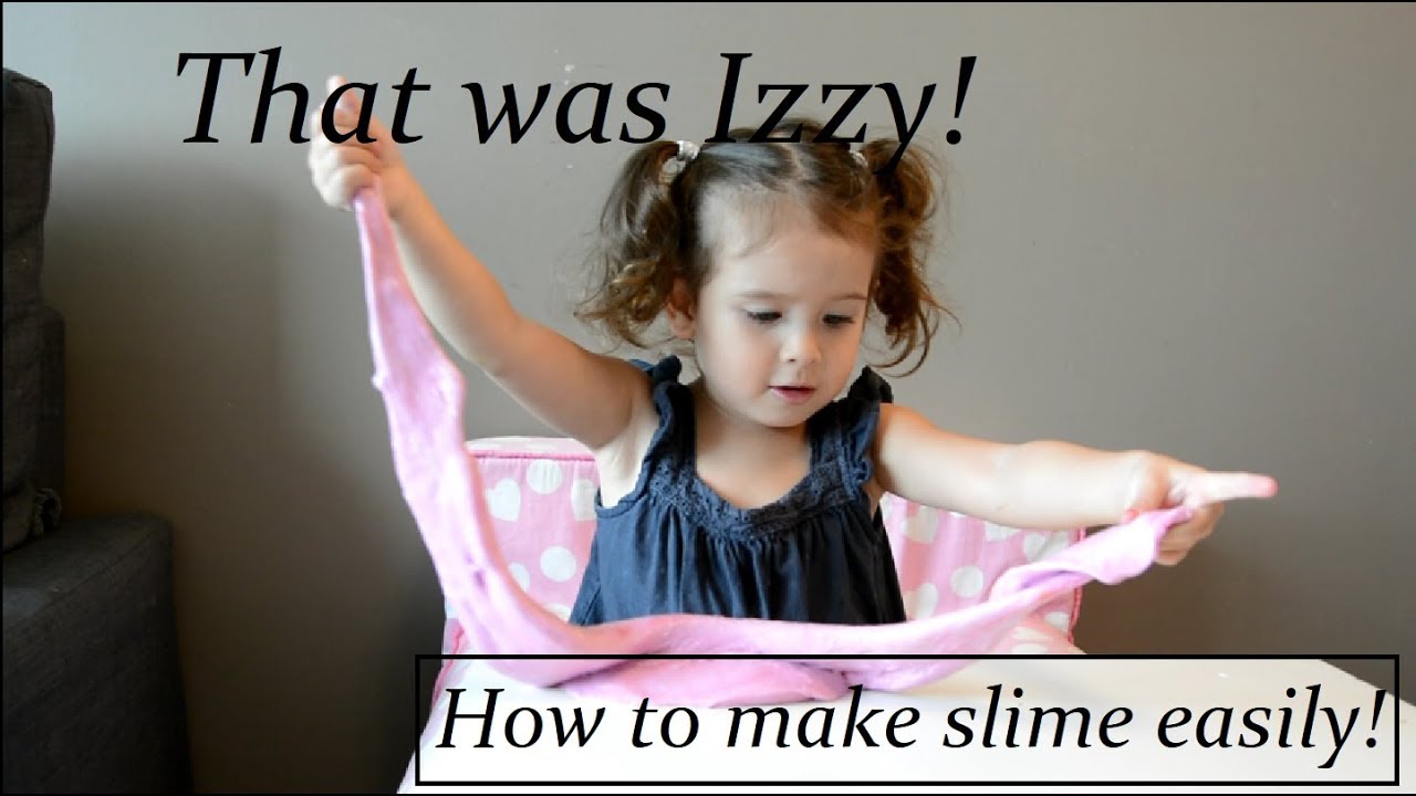 DIY How to make Slime for beginners pretend play with Izzy for Kids ...