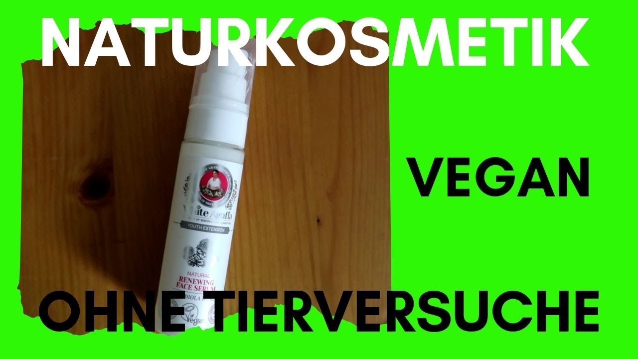 Serum für reife Haut von White Agafia Vegan Naturkosmetik - YouTube