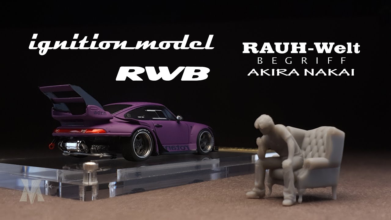 Ignition model Porsche RWB 993 Rotana Akira Nakai 1/64 Scale - Unboxing ...