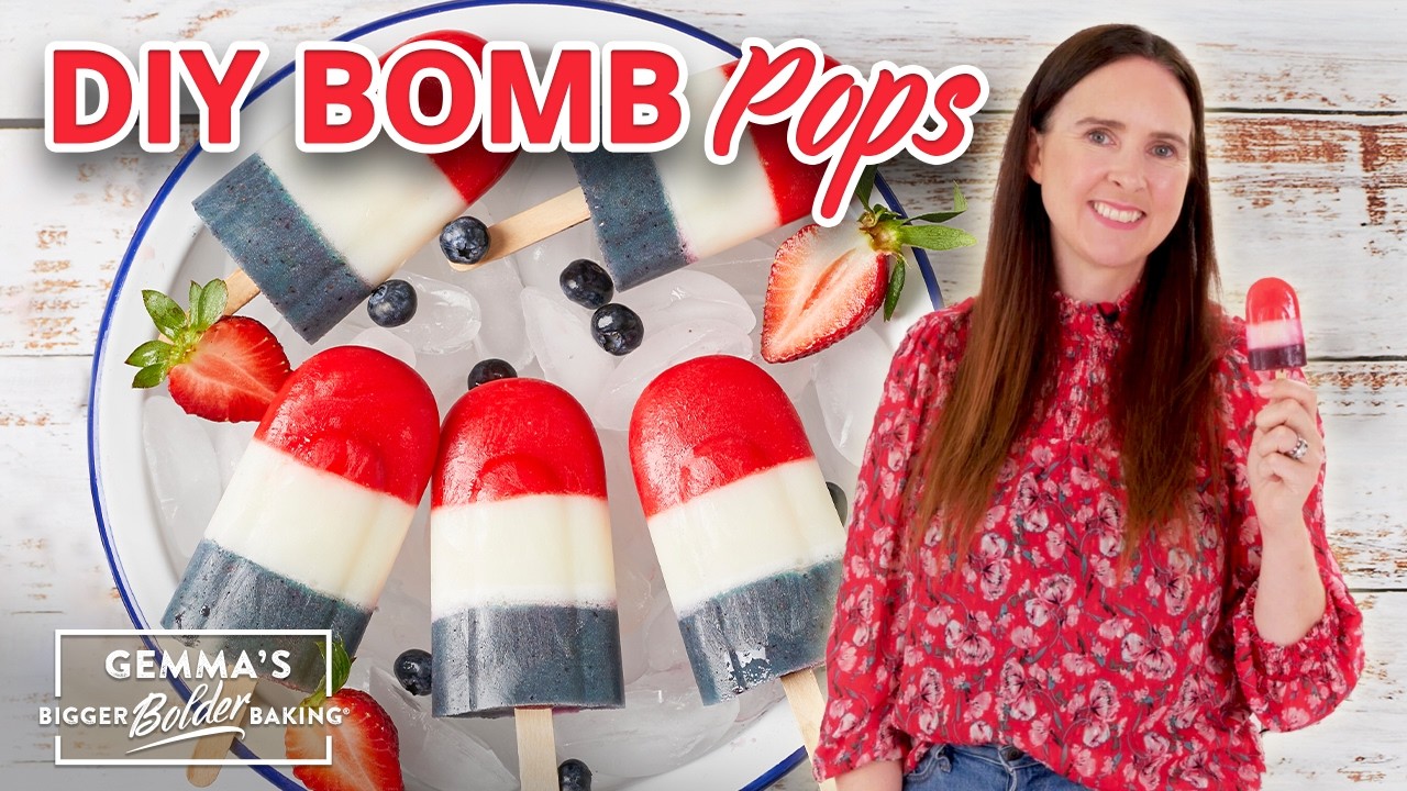 Homemade Rocket Pops Popsicles Recipe 🚀 - YouTube