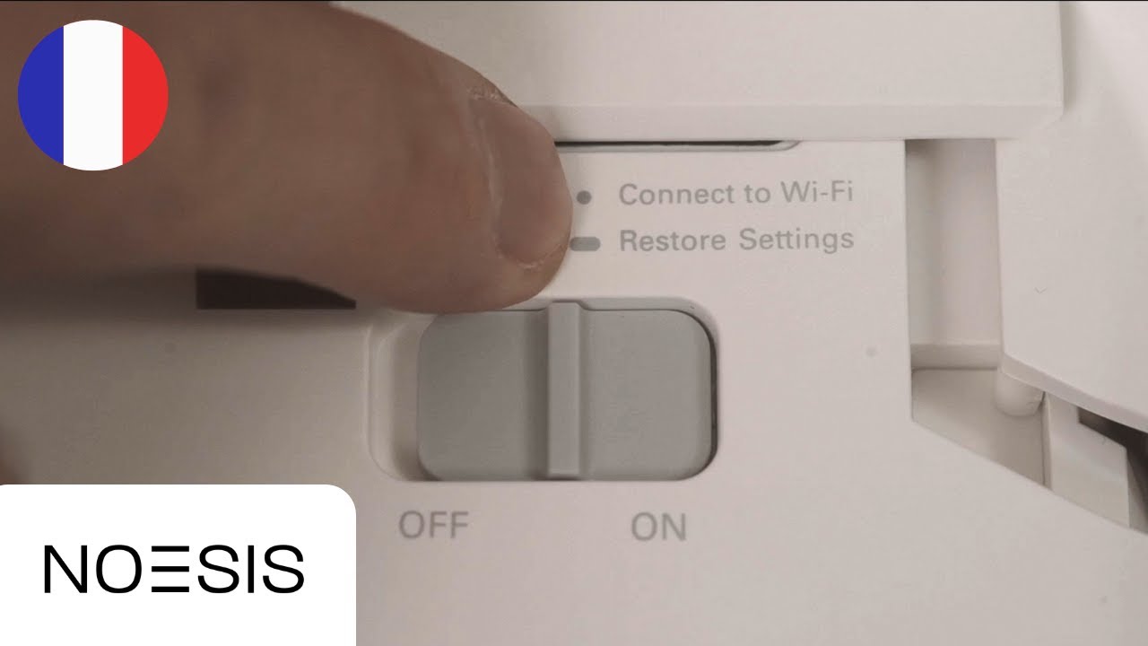 NOESIS Florio F10 Pro - Activer le mode de connexion réseau - FR - YouTube