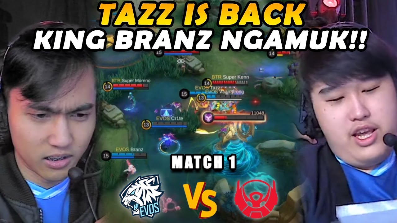 TAZZ IS BACK!! INIKAH KOMPOSISI TERBAIK BUAT EVOS LEGENDS?! - EVOS vs ...