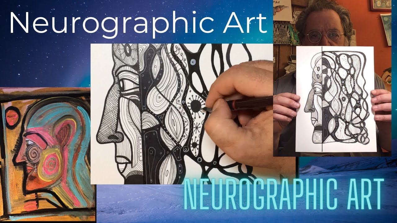Neurographic Art in Black & White. Does it have to be in Color? - YouTube