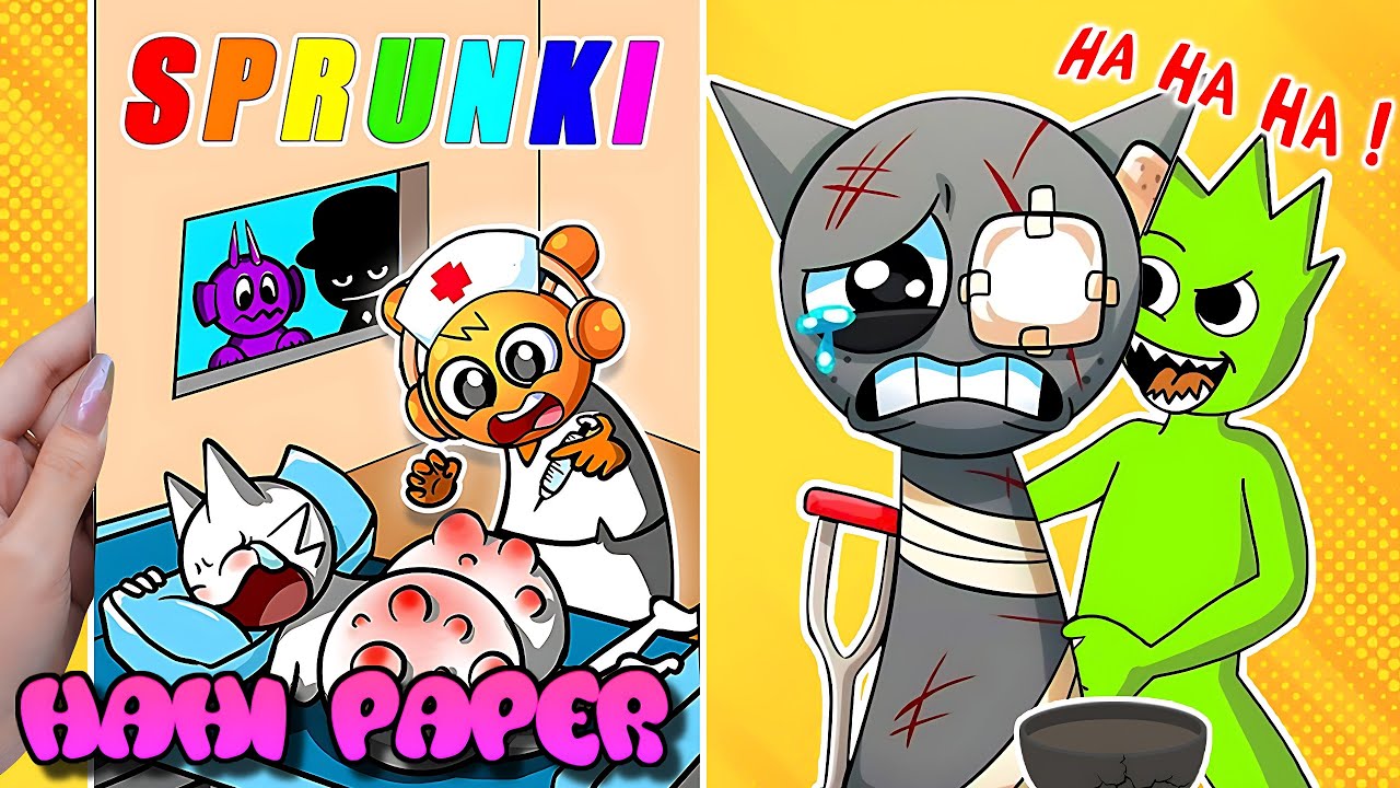 Making INCREDIBOX SPRUNKI Game Book 📚 (SPRUNKI, But They Are CURED!) 💕 ...