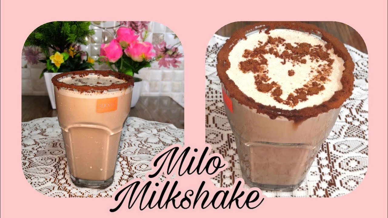 Milo milkshake/milkshakes to make at home using Milo/Drinks using milo ...