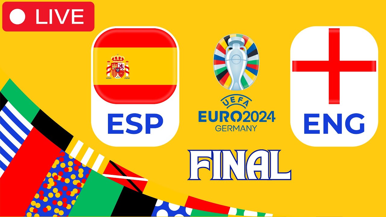 LIVE 🔴ENGLAND v/s SPAIN FINAL || UEFA Euro 2024 match || Euro Cup ...