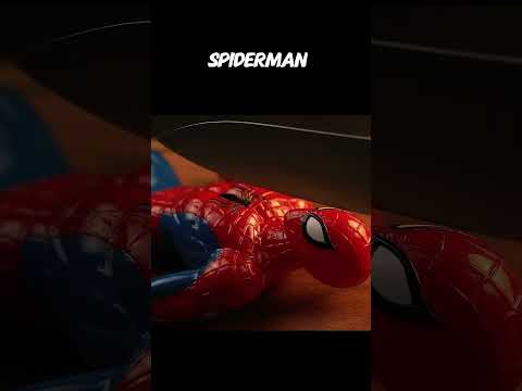 Spider Cut! #asmr #spiderman #gelatin #gelatina