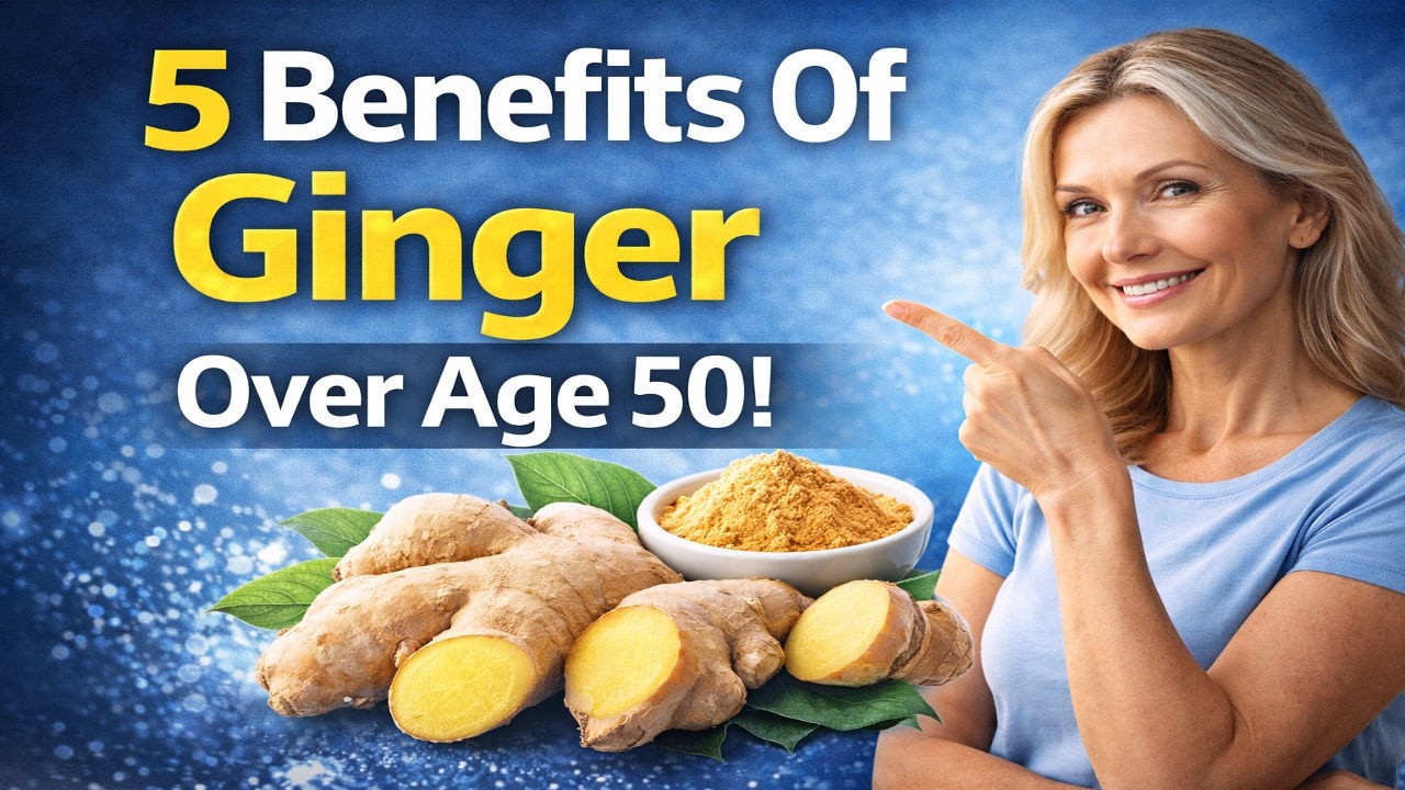 5 Benefits Of Ginger Over Age 50! - YouTube