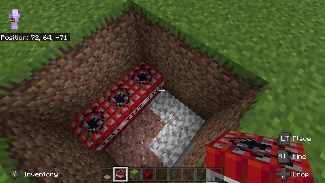 Minecraft - Simple TNT Trap Tutorial - YouTube