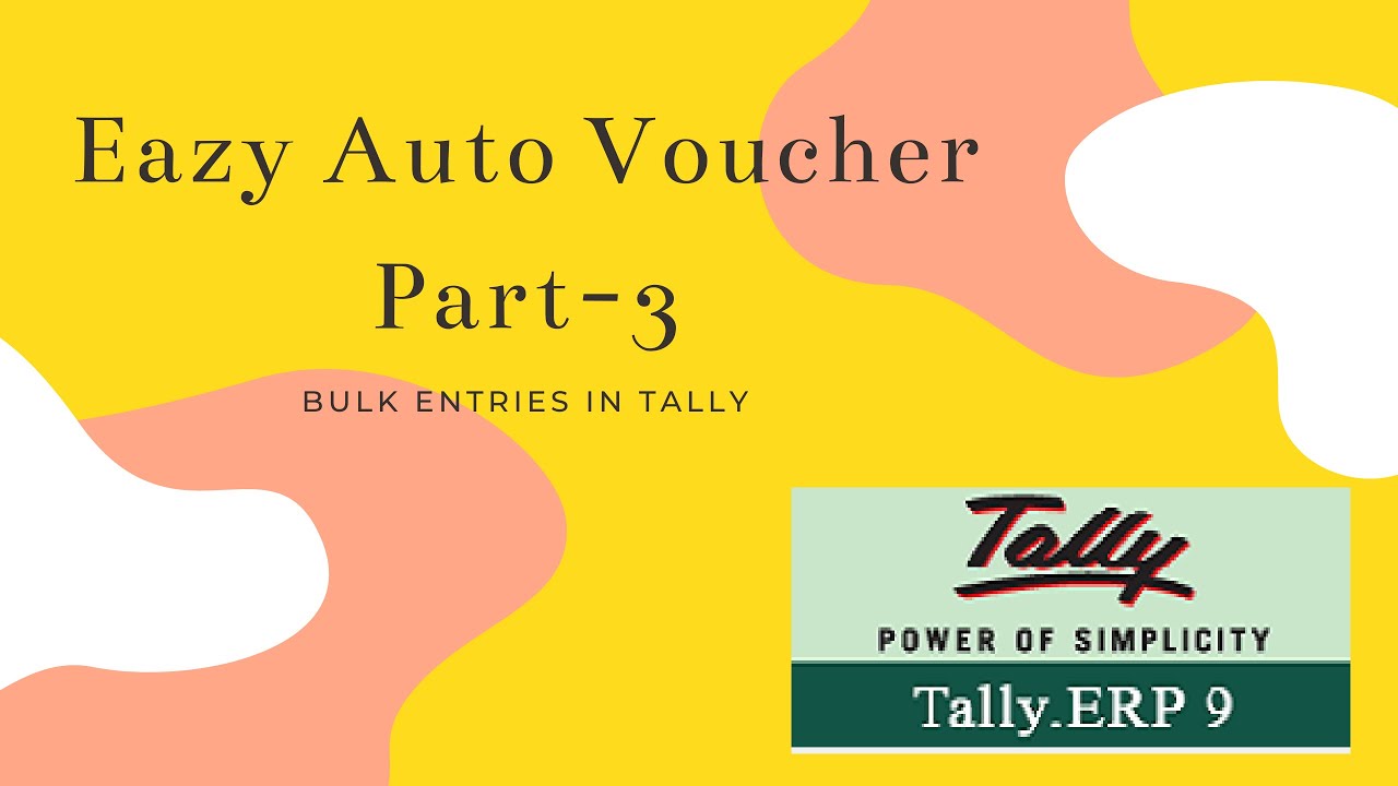 Multi Voucher Entry In Tally | Bulk Voucher Generator | Auto Voucher ...