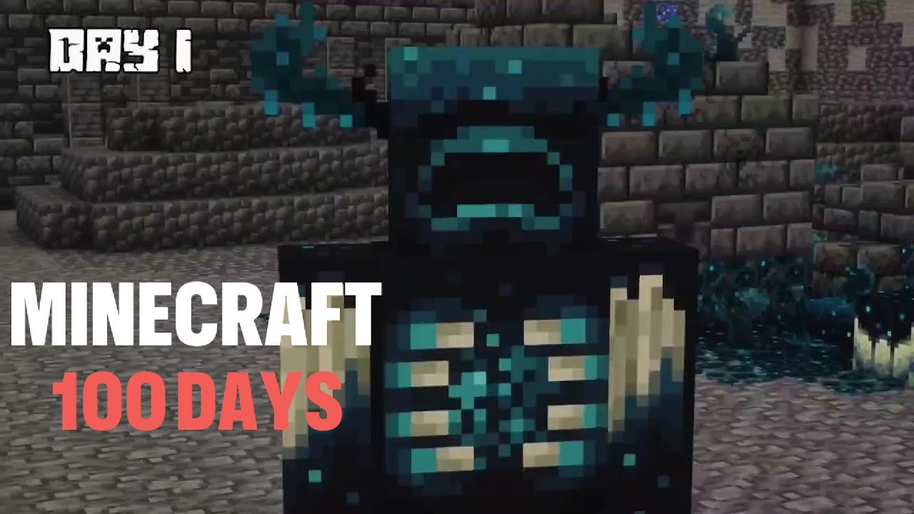 Tóm Tắt 100 Ngày || Trở thành Warden và sống sót trong Minecraft trong ...