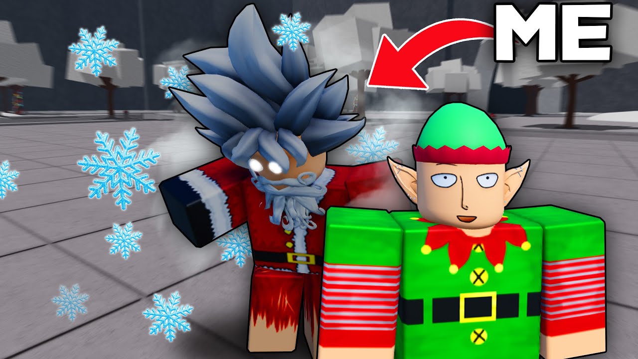 Trolling with DEATH COUNTER as SANTA WEAKEST DUMMY in Strongest ...