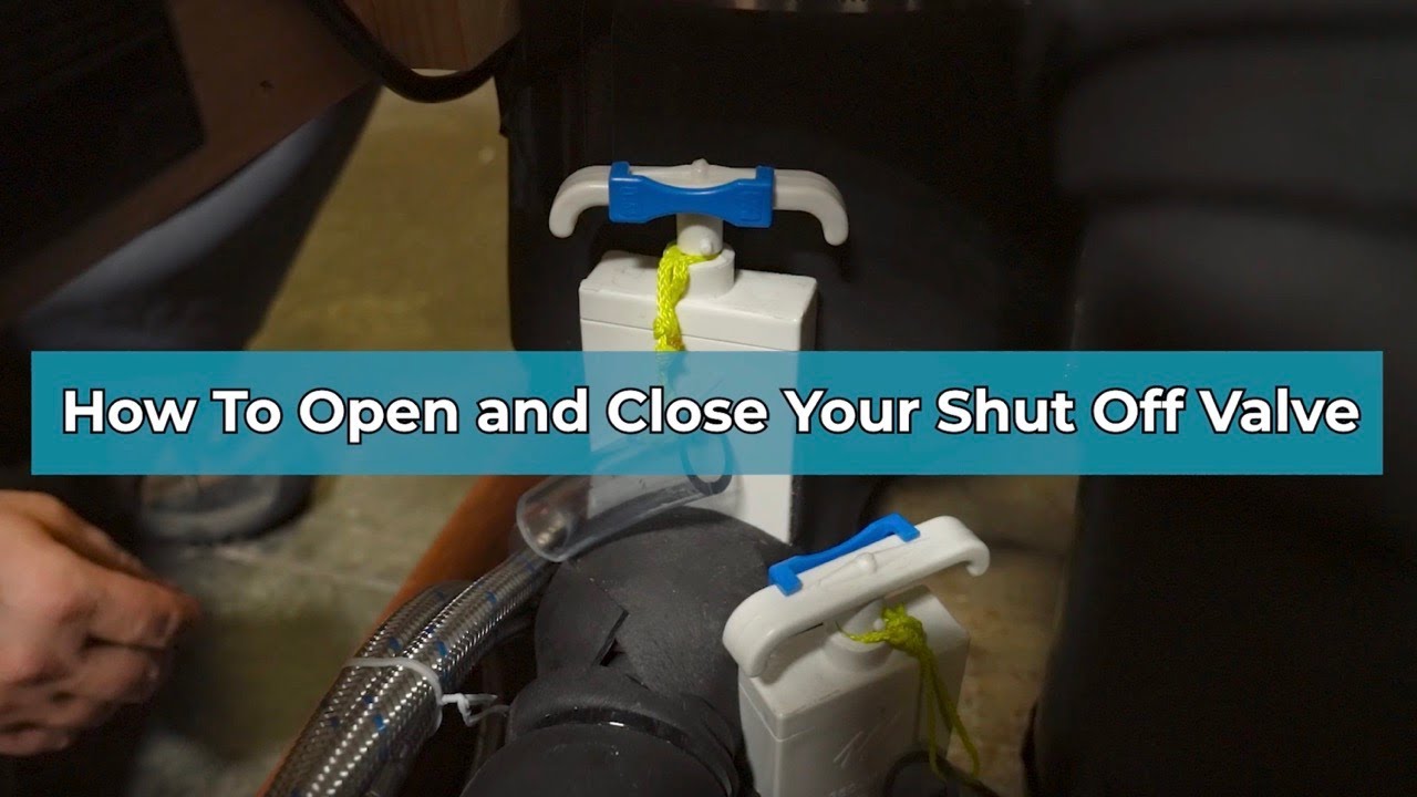 How To Open and Close Your Shut Off Valve - YouTube
