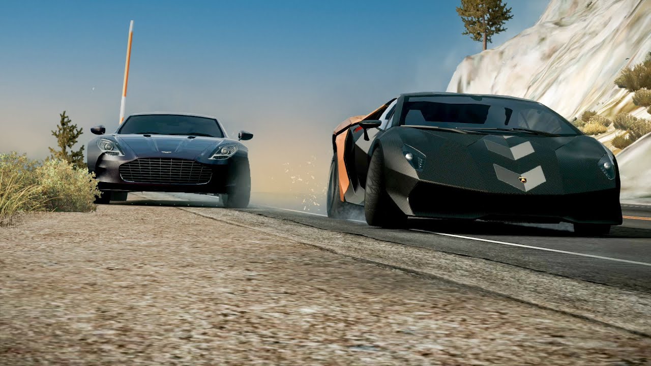 Lamborghini Race With 3 Super Cars At Mountain | Core i5 + R9 380 2GB ...