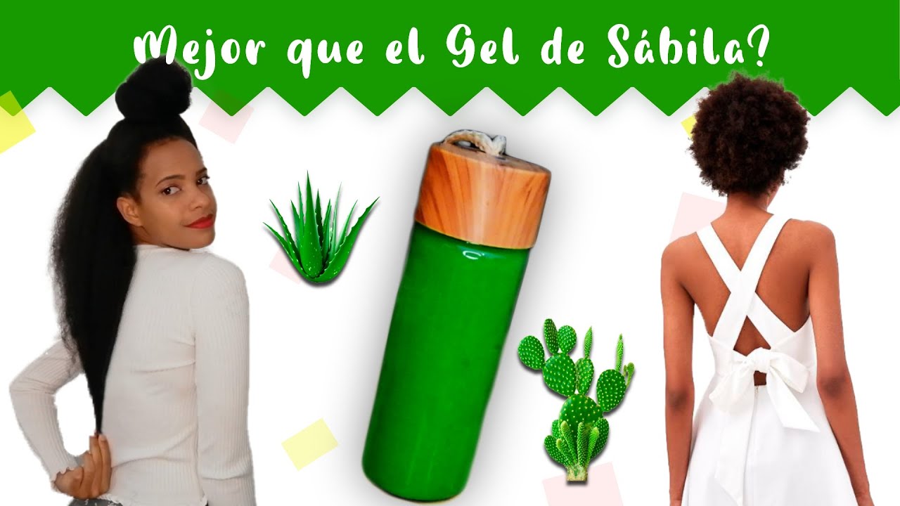 GEL DE NOPAL para el CABELLO AFRO, Mejor que el Gel de Aloe Vera🤔 ...