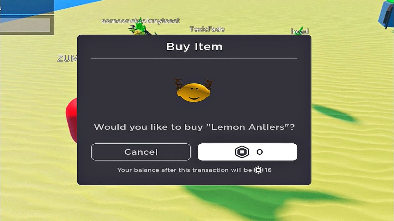 Sniping Lemon Antlers (free ugc limited) - YouTube